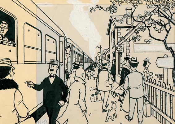 Musée Hergé : Tintin, Hergé et les trains