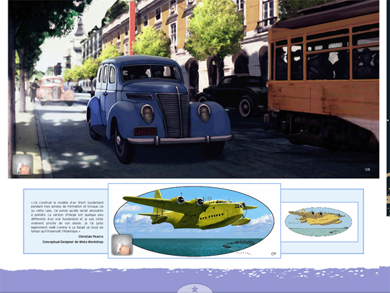 Tintin, le Art book du film sur iPad