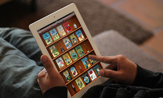 Les Aventures de Tintin sur iPad en Français et Néerlandais