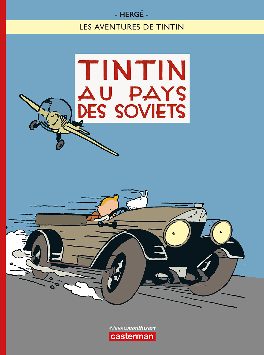 La couverture de la première aventure de Tintin