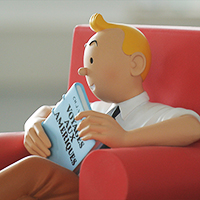 Icons Collection: Tintin at home