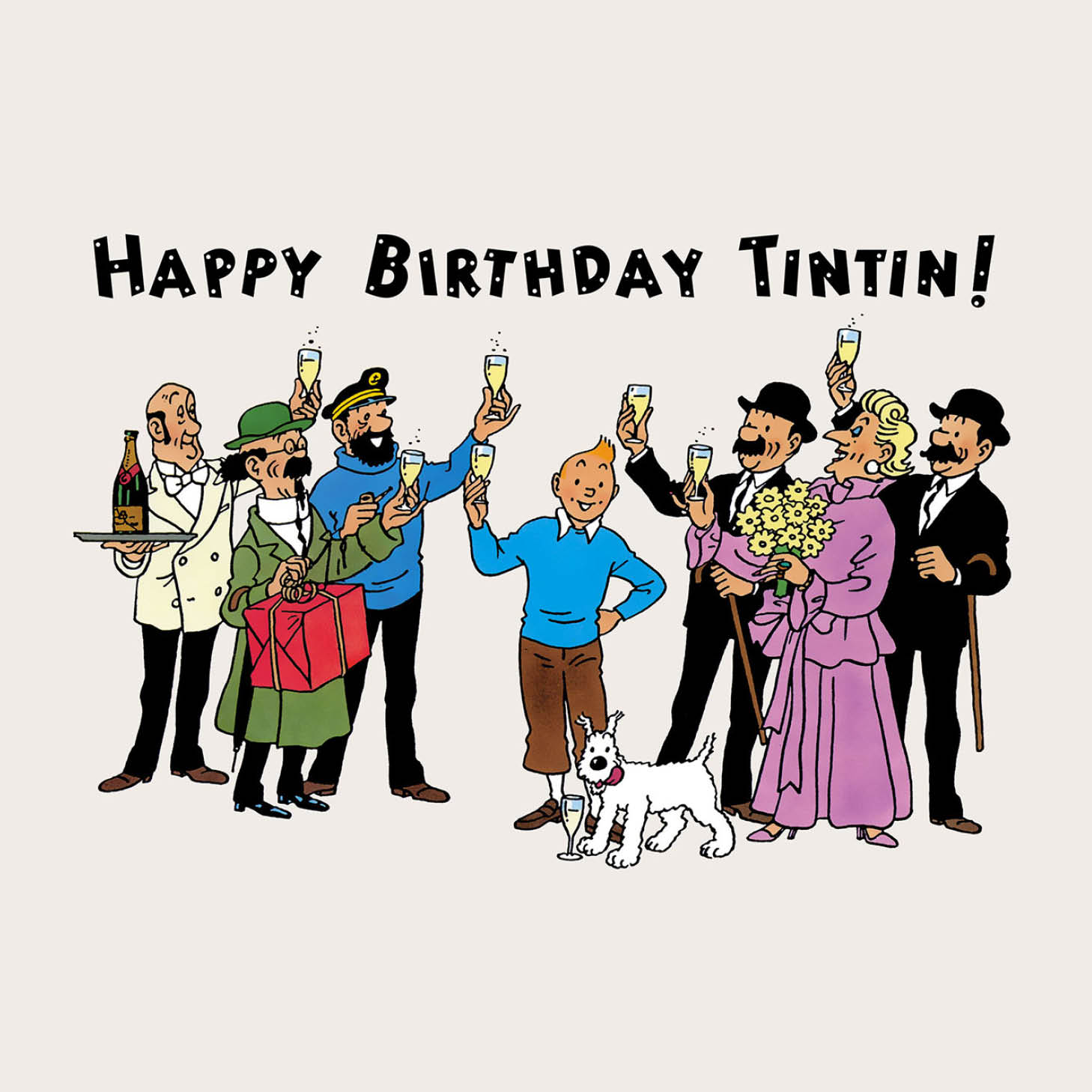 Happy birthday Tintin