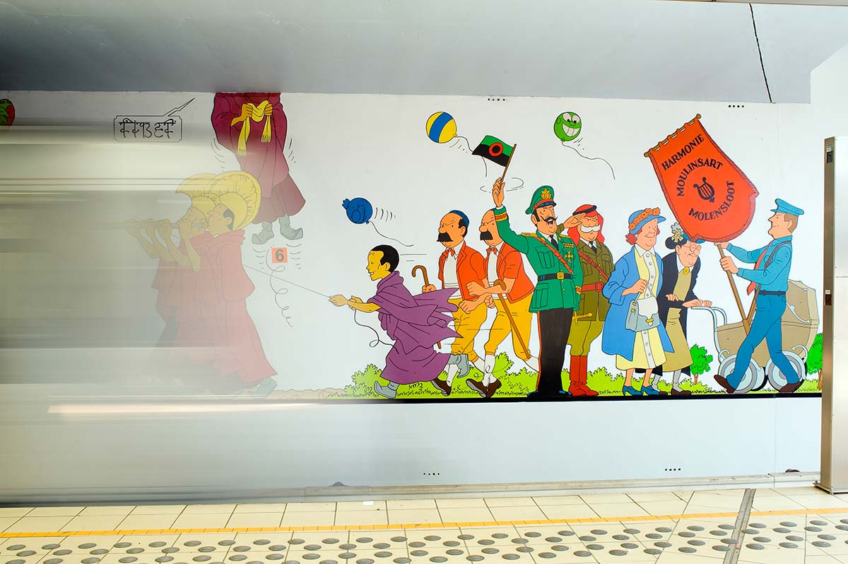 Se promener avec Tintin à Bruxelles