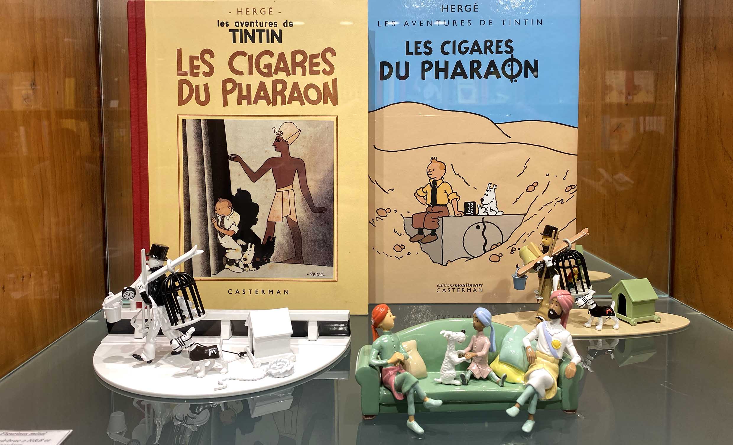Discover the new window displays at the Tintin Shop in Brussels
