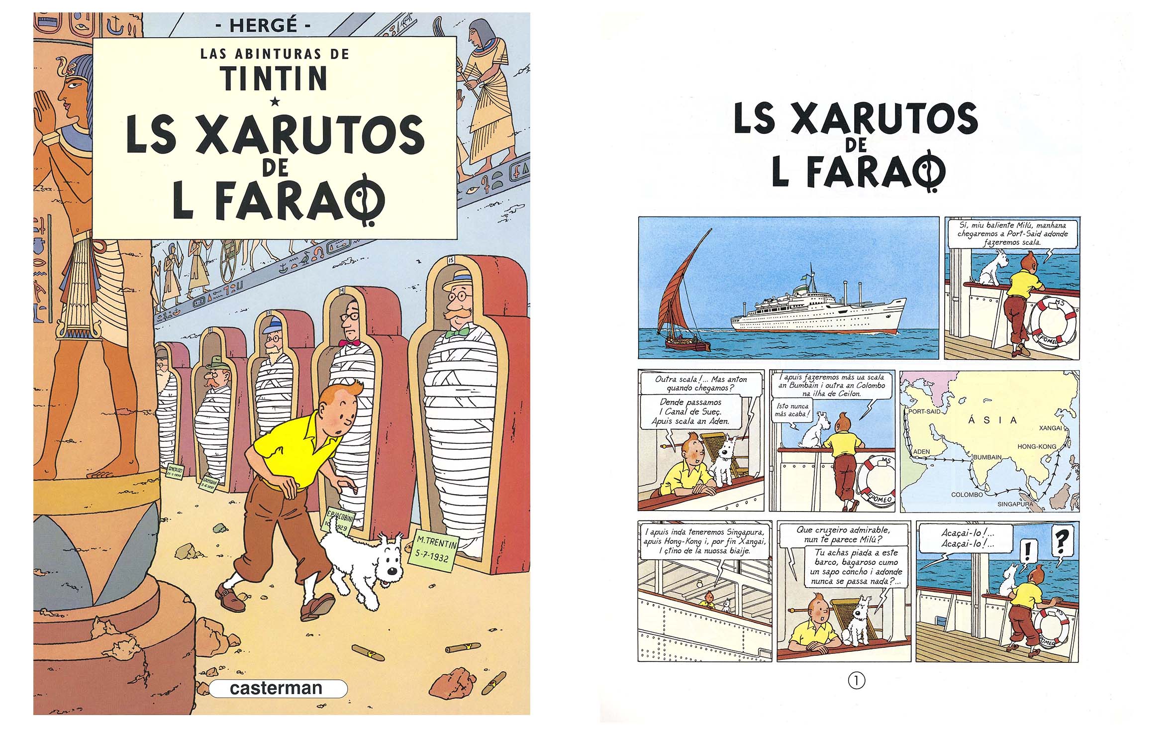 Tintin in Mirandese