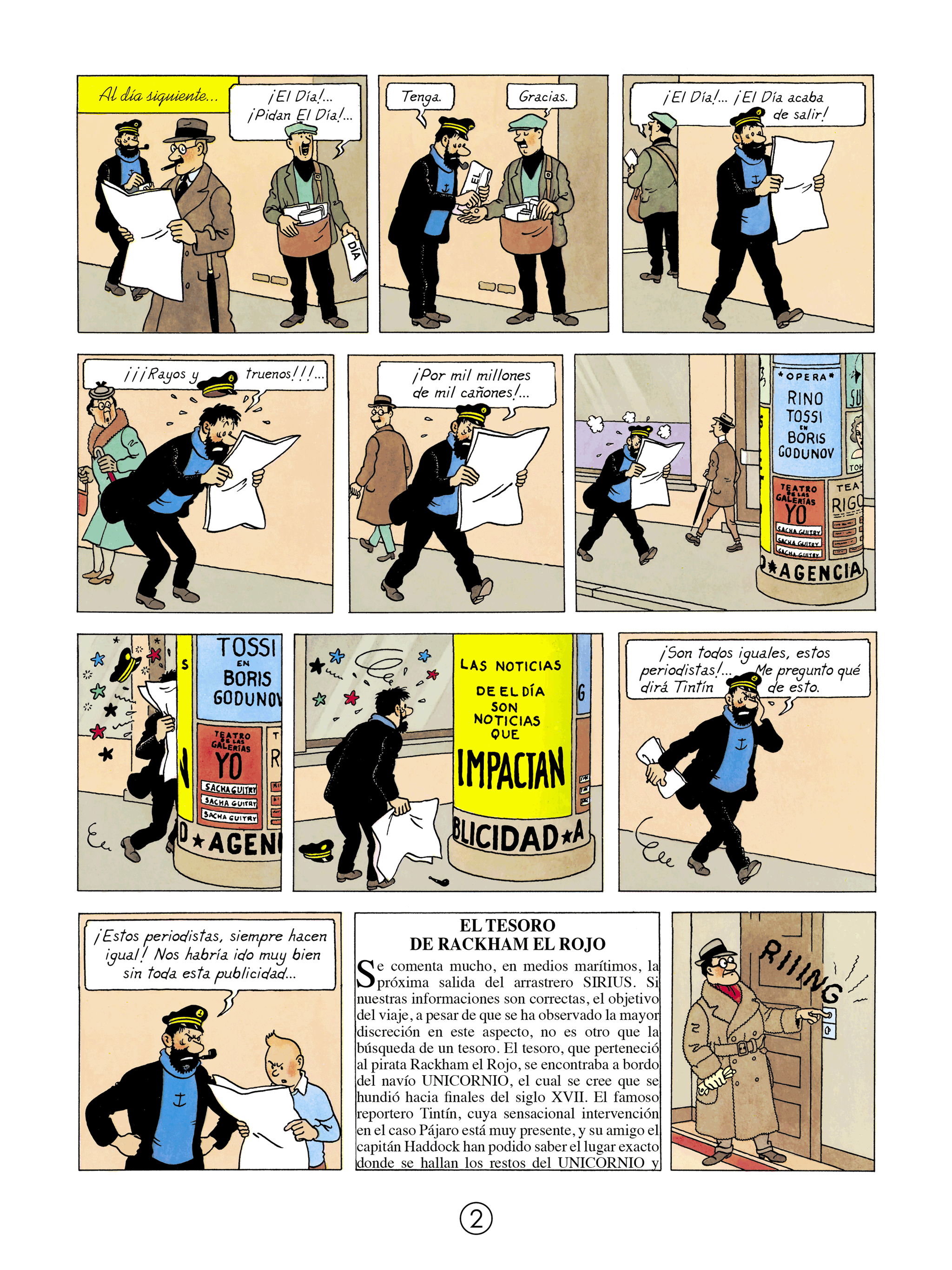 El tesoro de Rackham el Rojo — Tintin.com