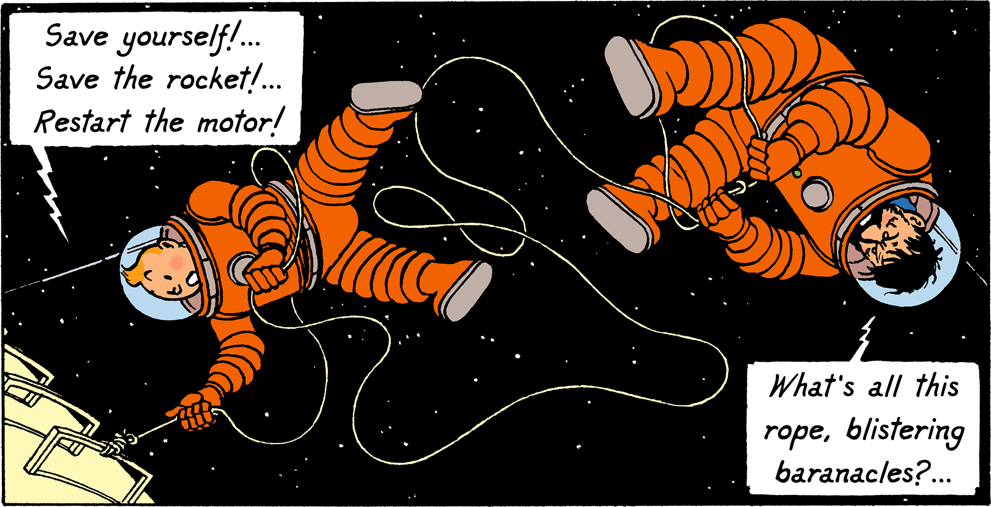 Explorers on the Moon — Tintin.com