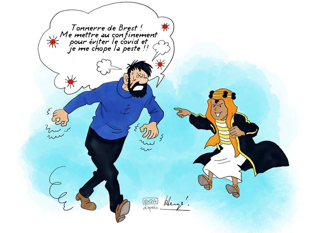 Tributes and winks to Tintin