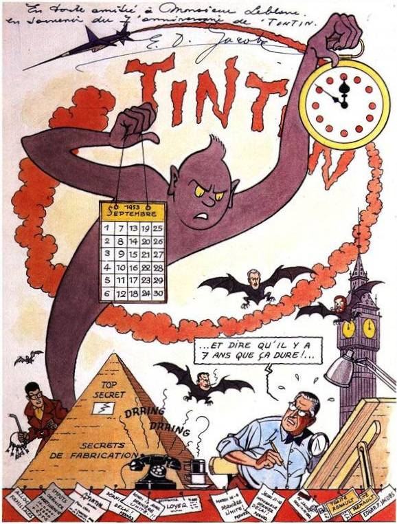Tributes and winks to Tintin